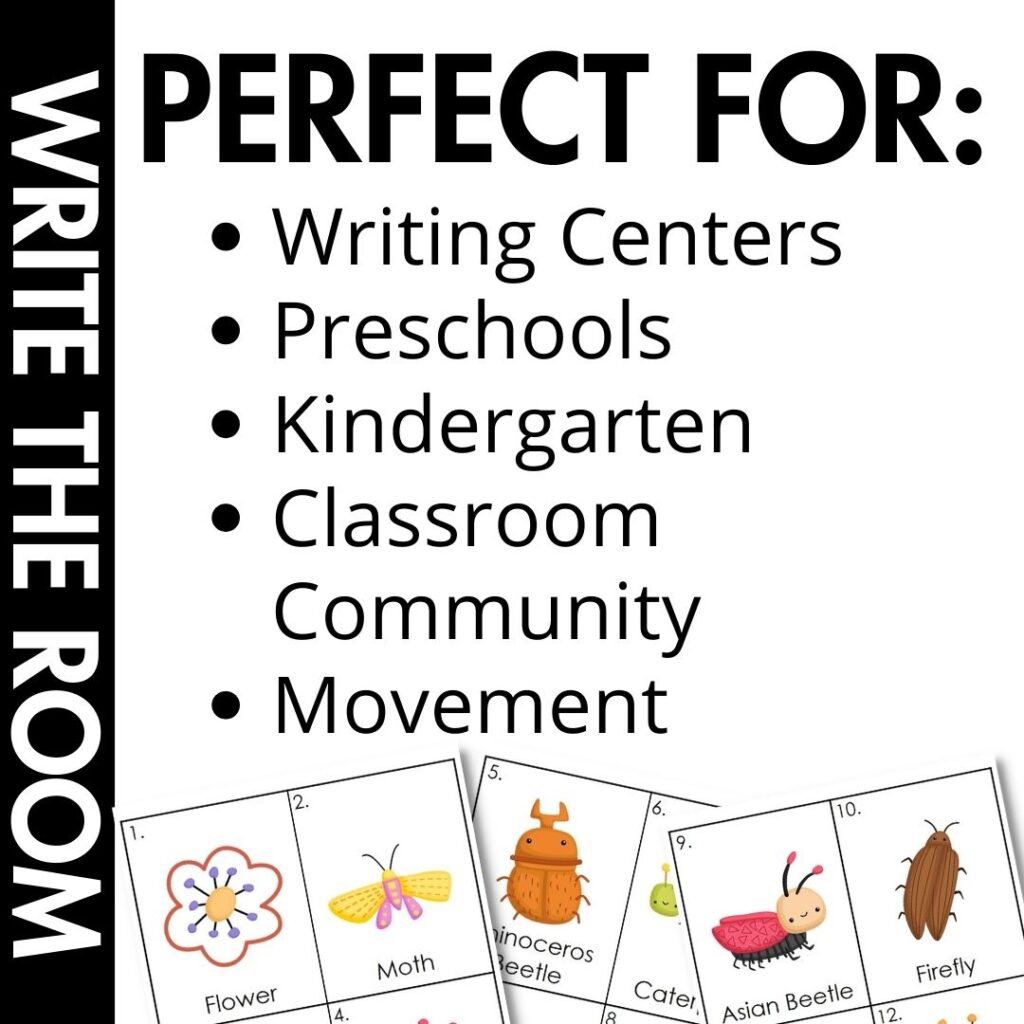 Spring Write the Room - Bugs - Insects
