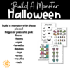 Printable Build-a-Monster Halloween Craft