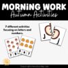 Morning Work - Autumn Theme - Apples