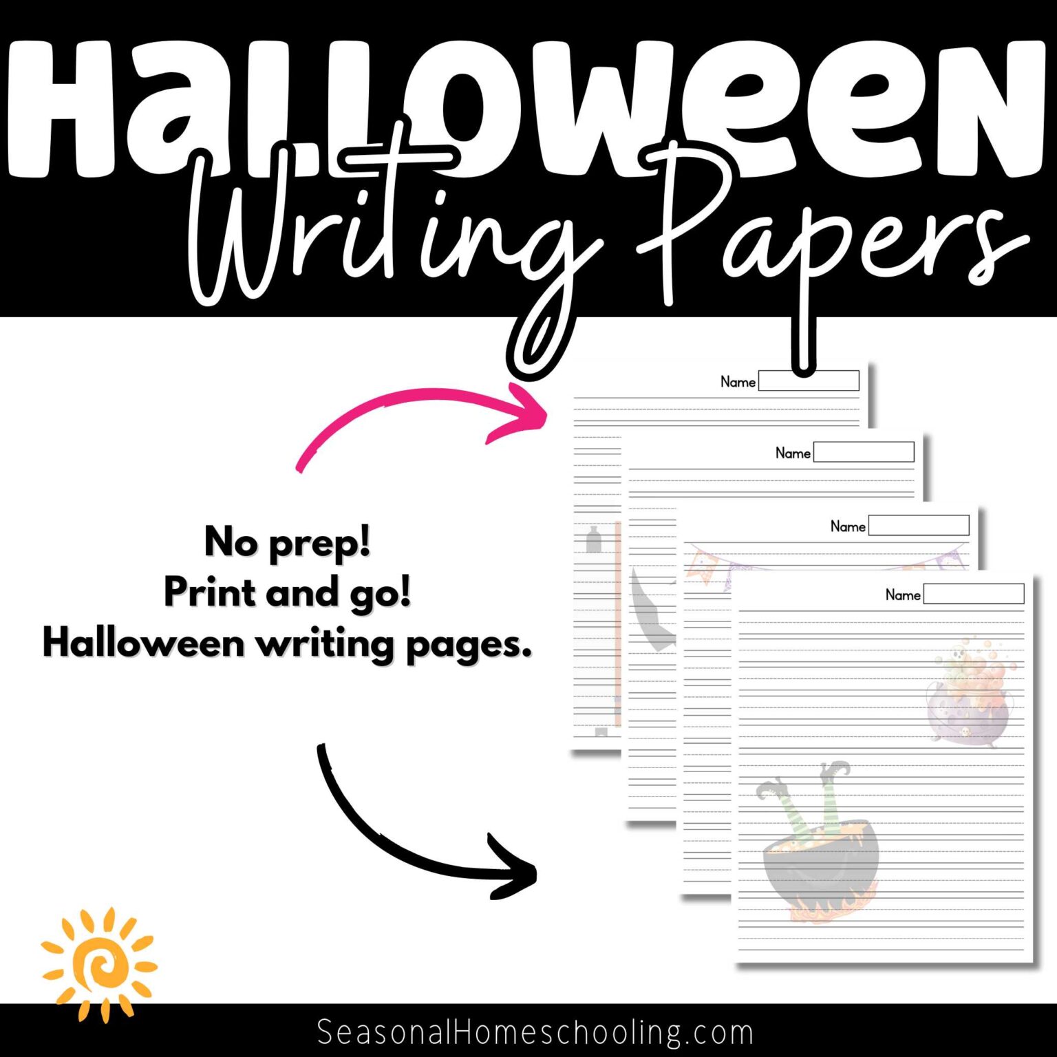 Halloween Writing Paper