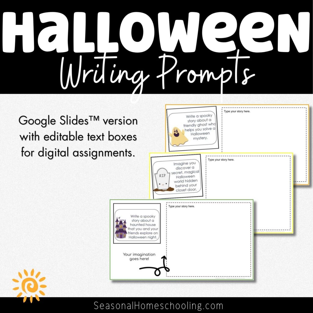 Halloween Writing Prompts | Creative Writing PDF & Google Slides