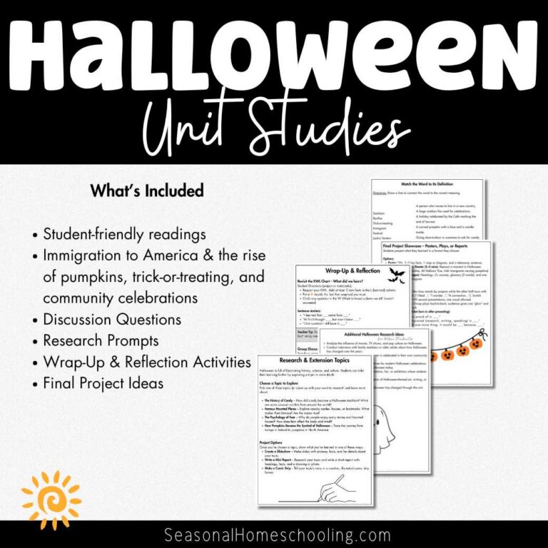 Halloween Unit Study | Origins and Traditions for Grades 3–5