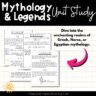 Mythology and Legends Unit Study