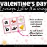 Valentine's Day Envelope Letter Matching