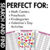 Valentine’s Day Search & Find – Counting & Graphing Activity