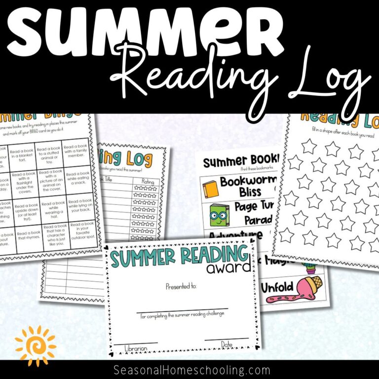 Summer Reading Log & Activities | Summer Reading Challenge | Printable ...