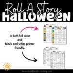 Halloween Roll A Story | Story Elements Graphic Organizer