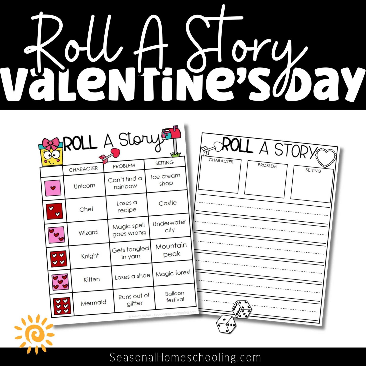 Valentine's Day Roll A Story