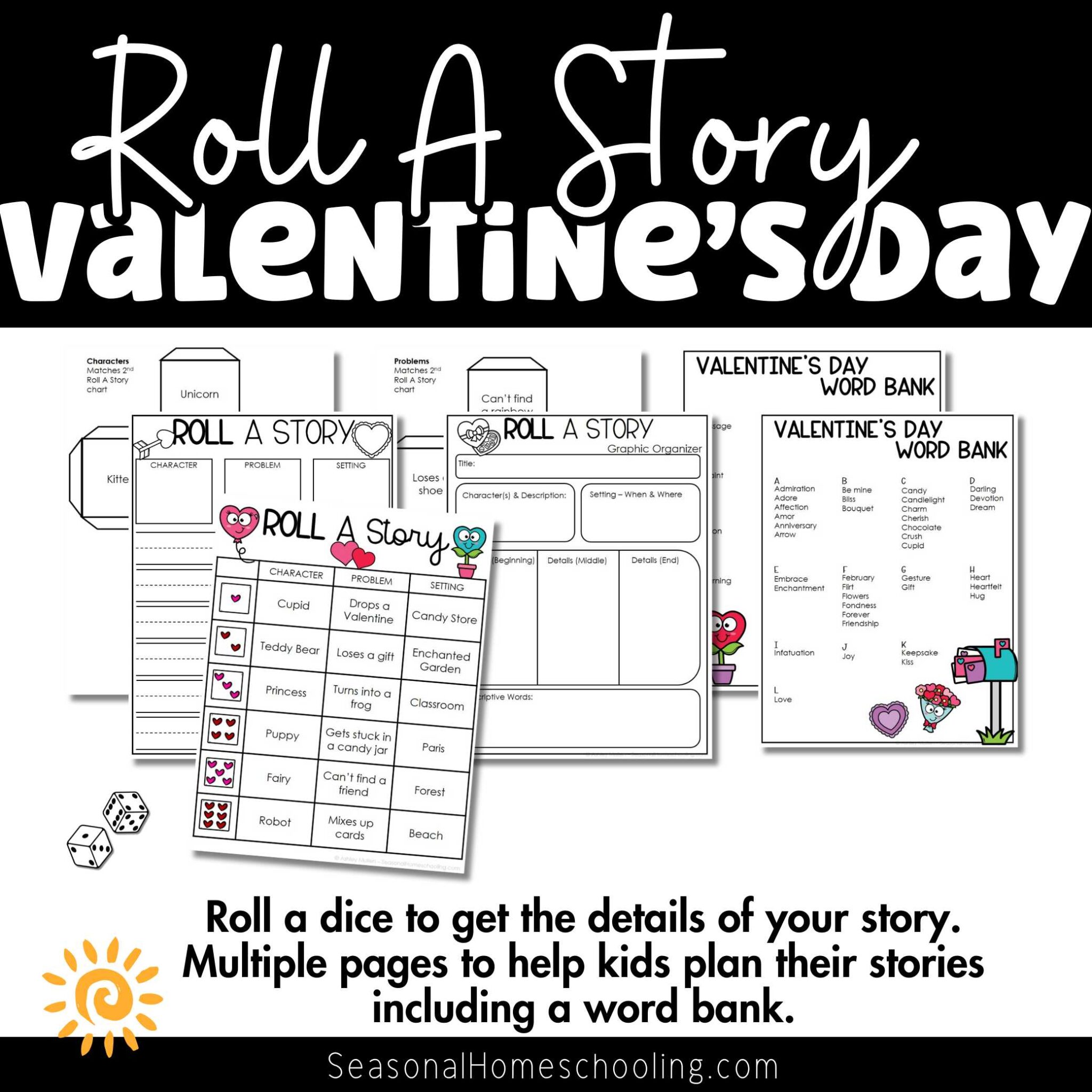 Valentine's Day Roll A Story