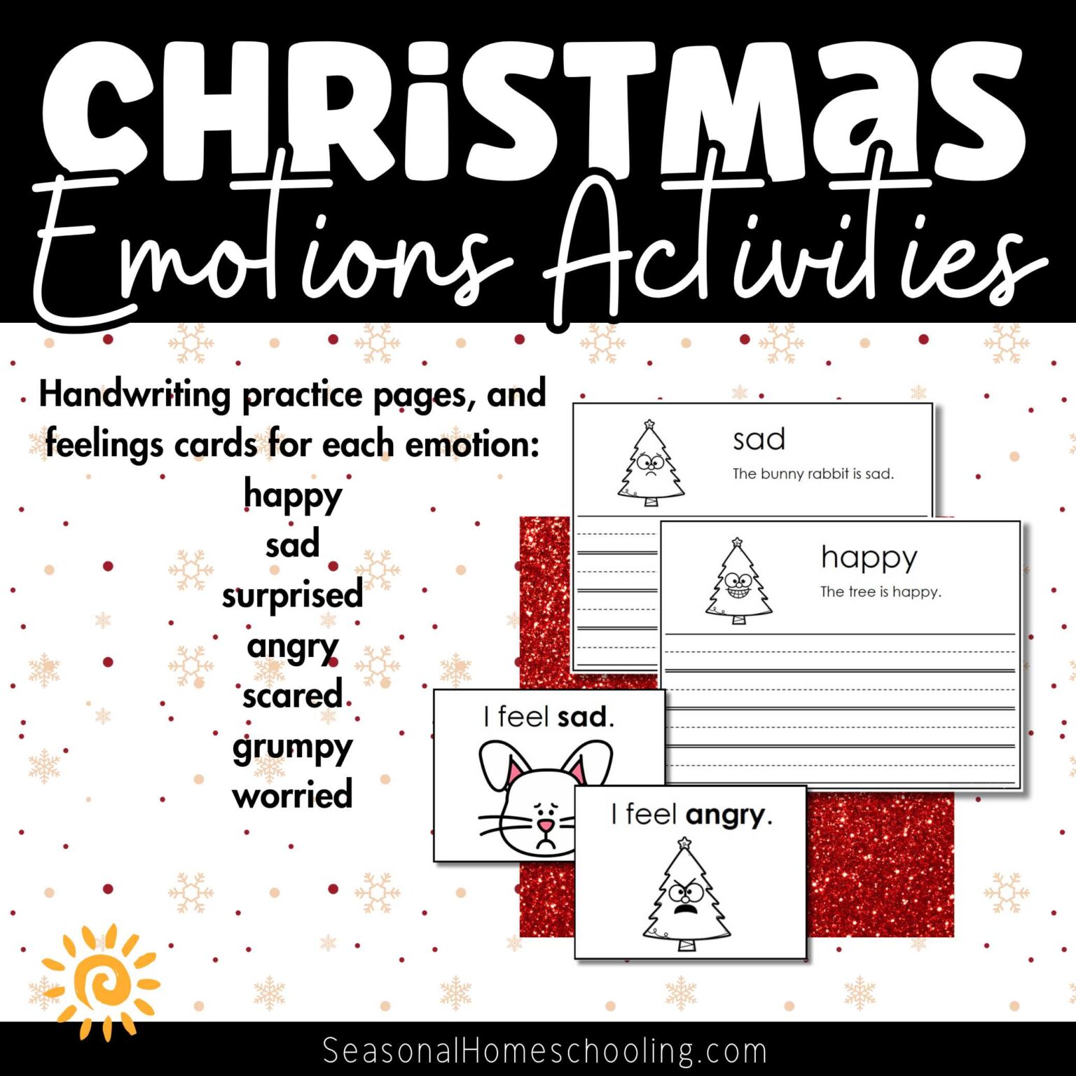Ways to Use the Christmas Tree Emotions Printable