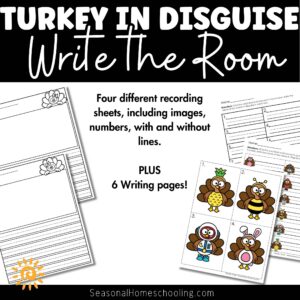 Write the Room Turkey in Disguise Activity