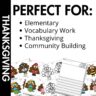 Write the Room Turkey in Disguise Activity