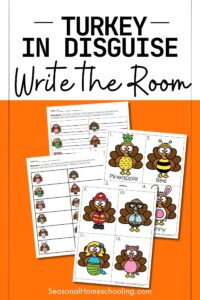 Write the Room Turkey in Disguise Activity