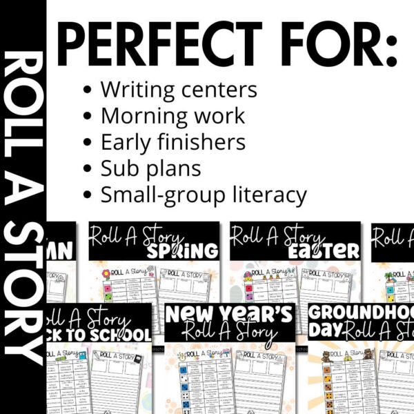 Year-Round Creative Writing Roll A Story Bundle